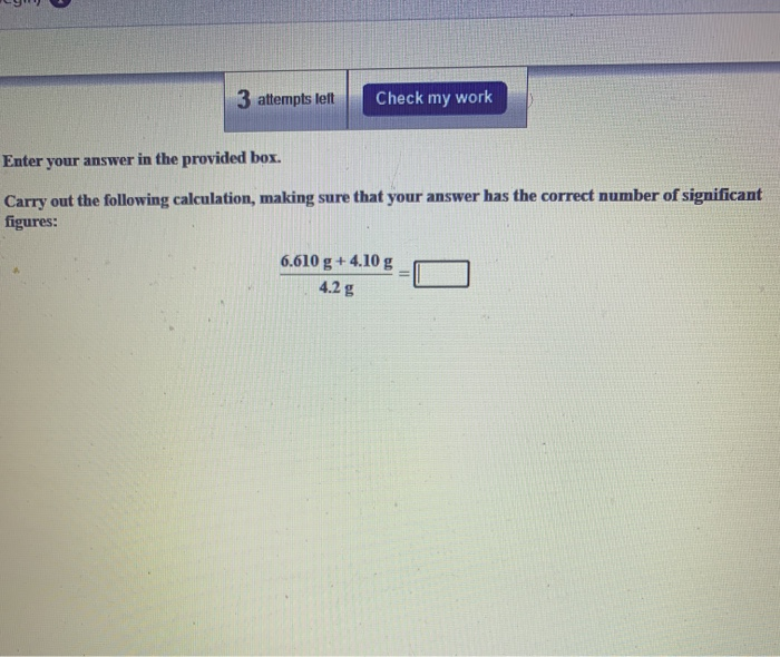 Solved 3 attempts left Check my work Enter your answer in | Chegg.com