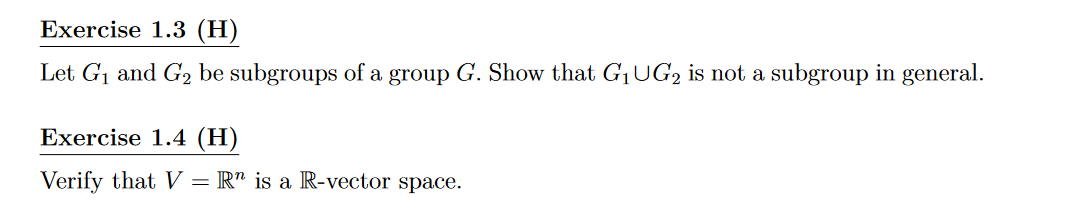 Solved Exercise 1.3(H)Let G1 ﻿and G2 ﻿be subgroups of a | Chegg.com