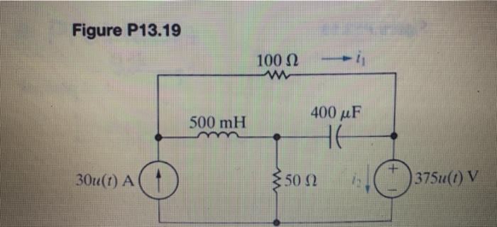 Solved ť PSPICE MULTISIM 13.19 There is no energy stored in | Chegg.com