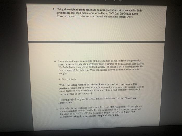 Solved Problem: A statistics professor gives an exam that is | Chegg.com