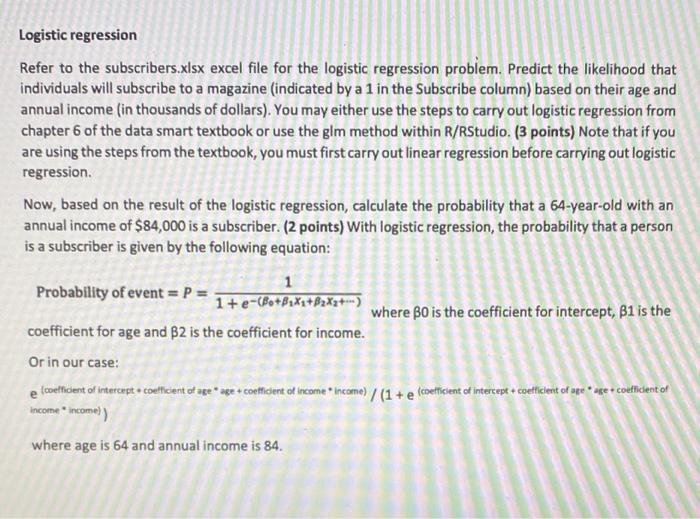 Solved Homework 3 is based on the logistic regression part | Chegg.com