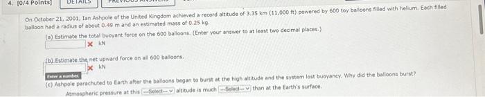Solved On October 21, 2001, Ian Ashpole of the United | Chegg.com