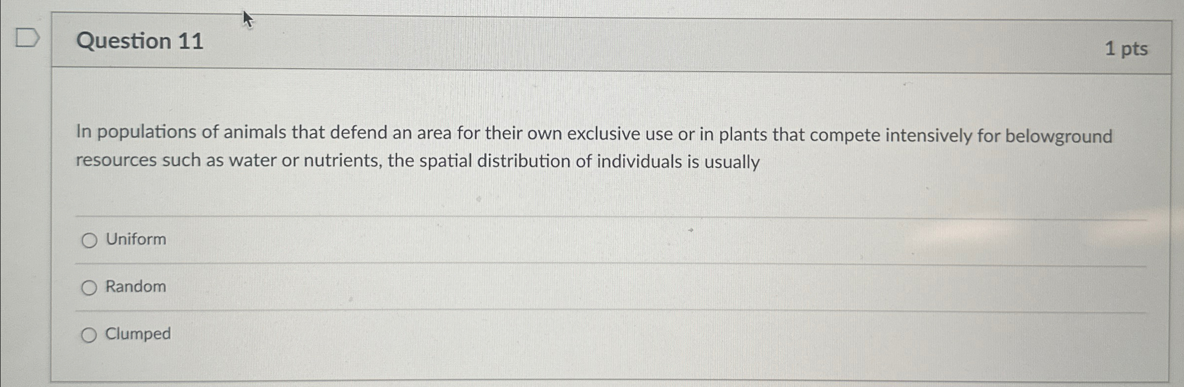 Solved Question 111 ﻿ptsIn populations of animals that | Chegg.com