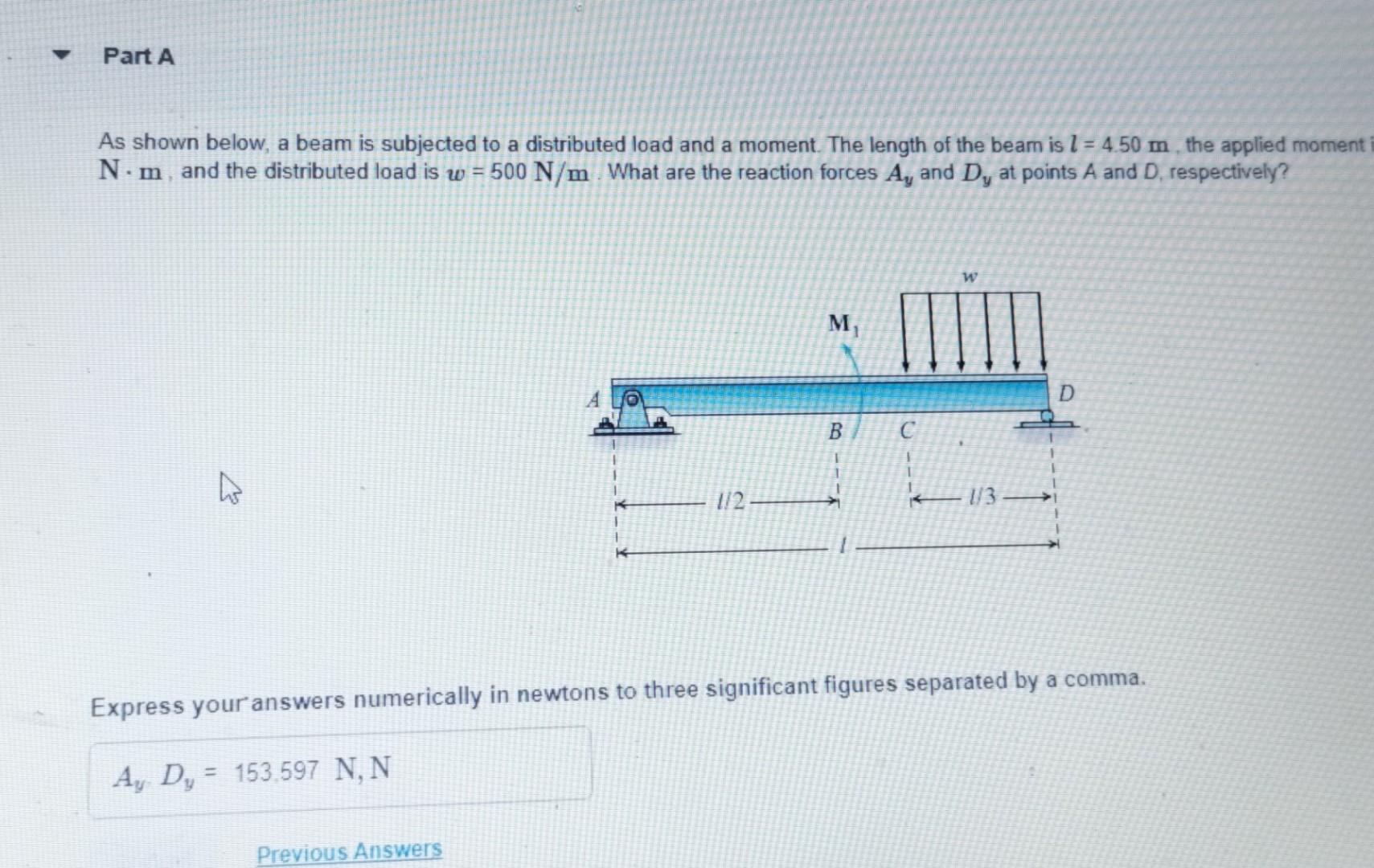 Solved Learning Goal: To create shear and bending-moment | Chegg.com