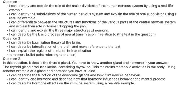 Solved example. - I can identify the subdivisions of the | Chegg.com