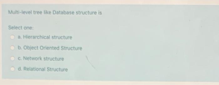 Solved Multi Level Tree Like Database Structure Is Select