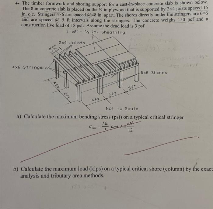 Solved answer for a should be 823 psi and b should be 2.662 | Chegg.com