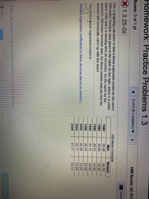 Solved Homework Practice Problems 1 3 Score 0 Of 1 Pt 6 Of