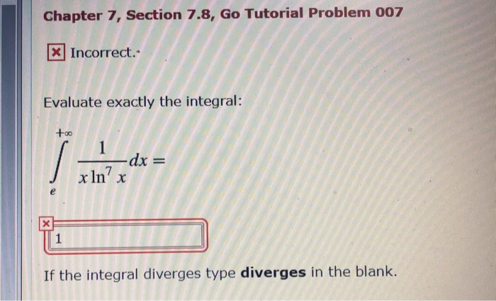 Solved Chapter 7, Section 7.8, Go Tutorial Problem 007 X | Chegg.com