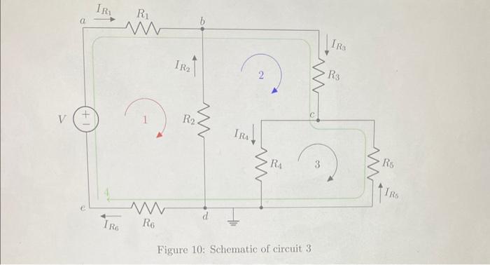 Solved 3. For the circuit of Fig. 10, verify KVL for loops | Chegg.com