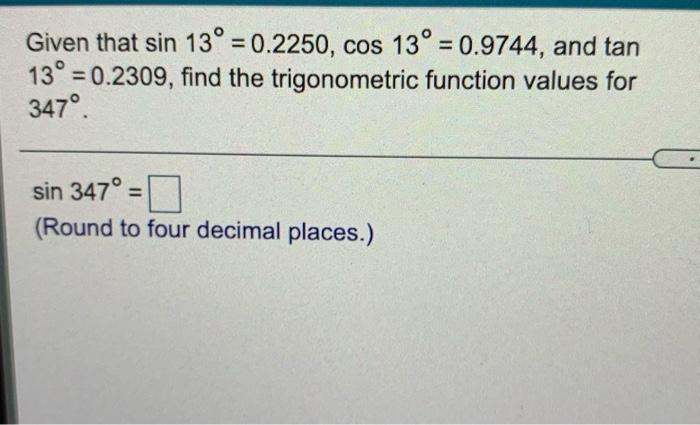 Solved Find two positive angles and two negative angles that | Chegg.com