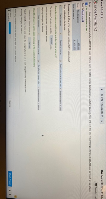 Solved Homework Chapter 7 Homework Required Save Score