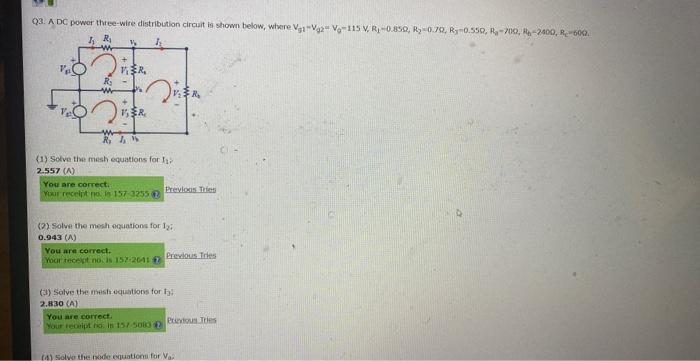 Solved Q3. A DC, powor three-wire distribution circuit is | Chegg.com