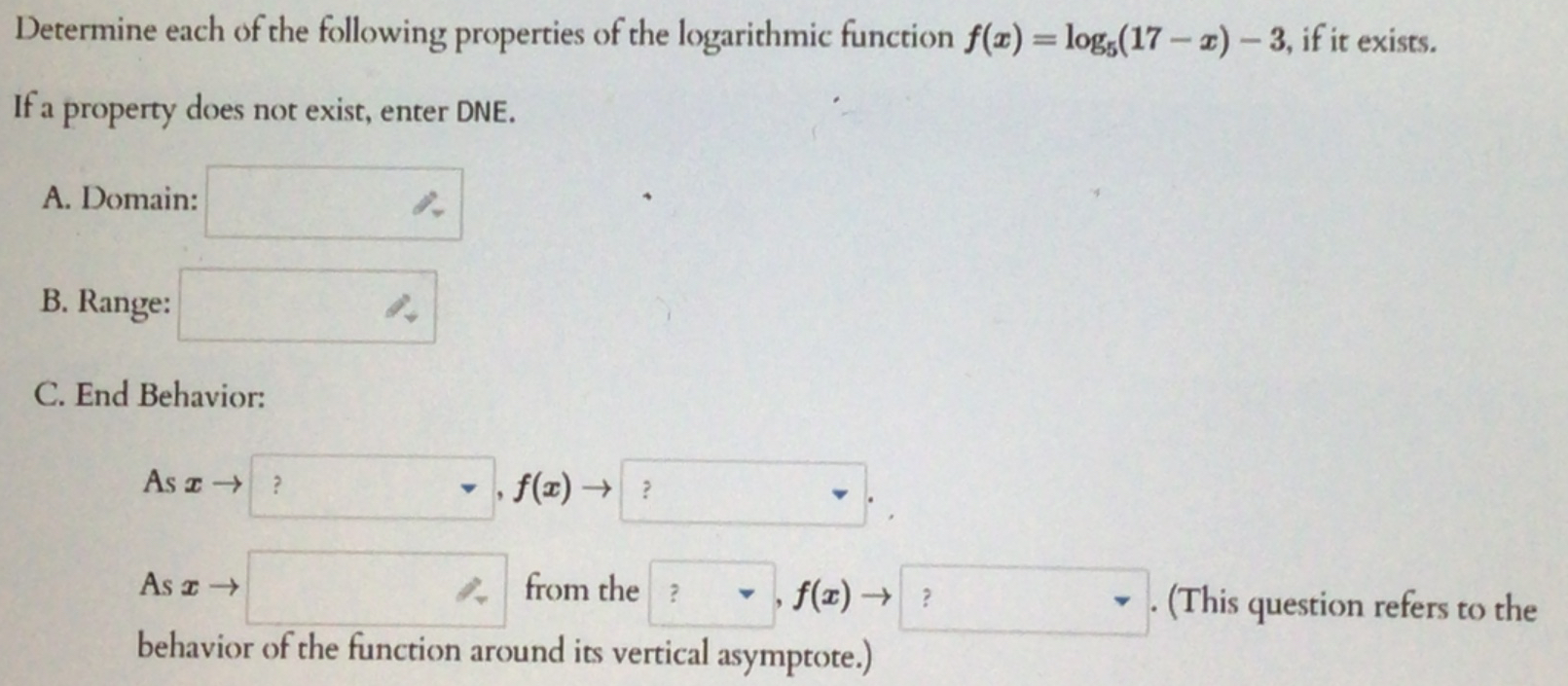 Solved Determine each of the following properties of the | Chegg.com