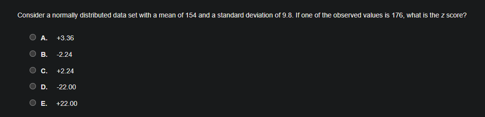 Solved Consider a normally distributed data set with a mean | Chegg.com