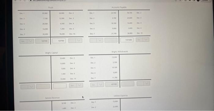calculate the ending balance for each t-account | Chegg.com