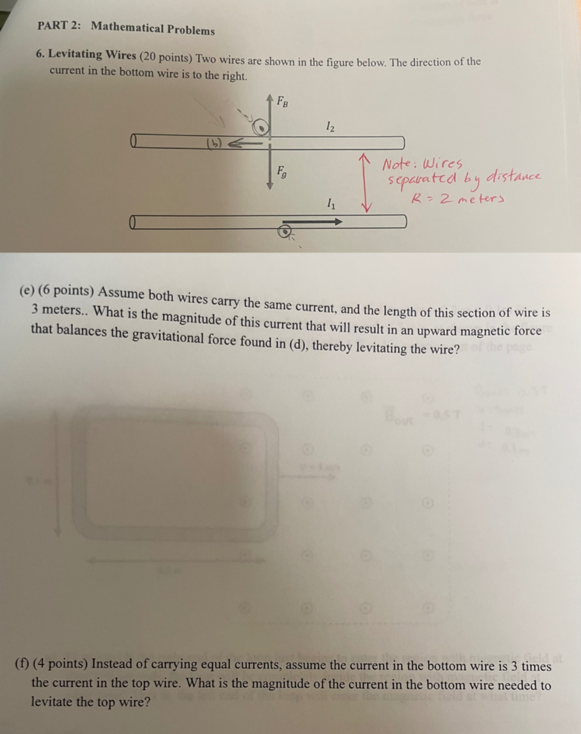 Solved Loop in a Magnetic Field ( 20 ﻿points) ﻿A rectangular | Chegg.com
