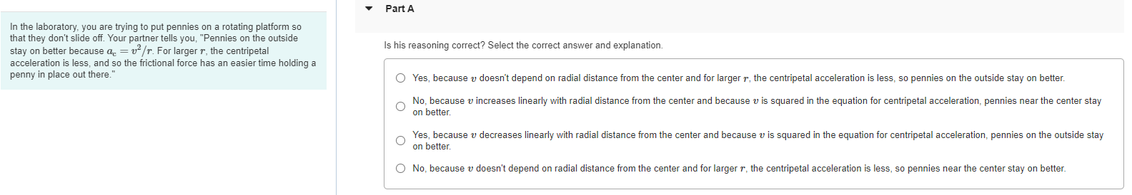 Solved Is ﻿his reasoning correct? Select the correct answer | Chegg.com