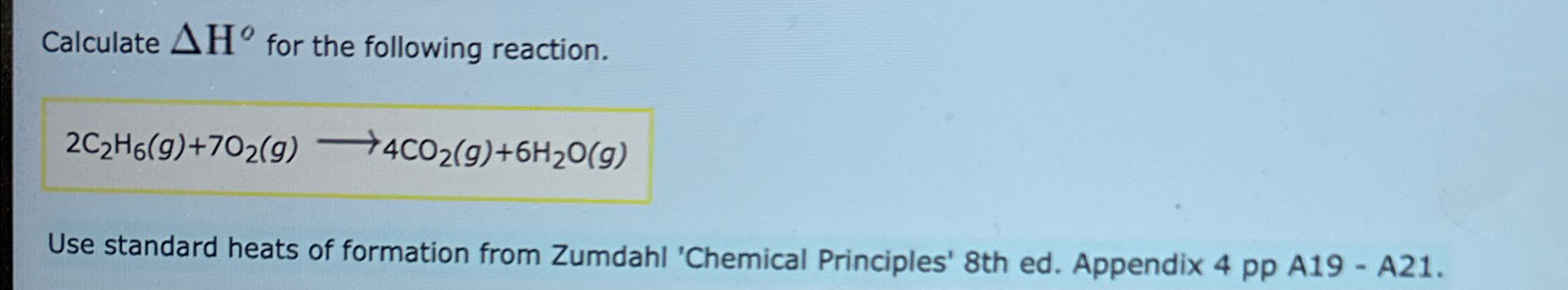 Solved Calculate ΔH° ﻿for the following reaction.Use | Chegg.com