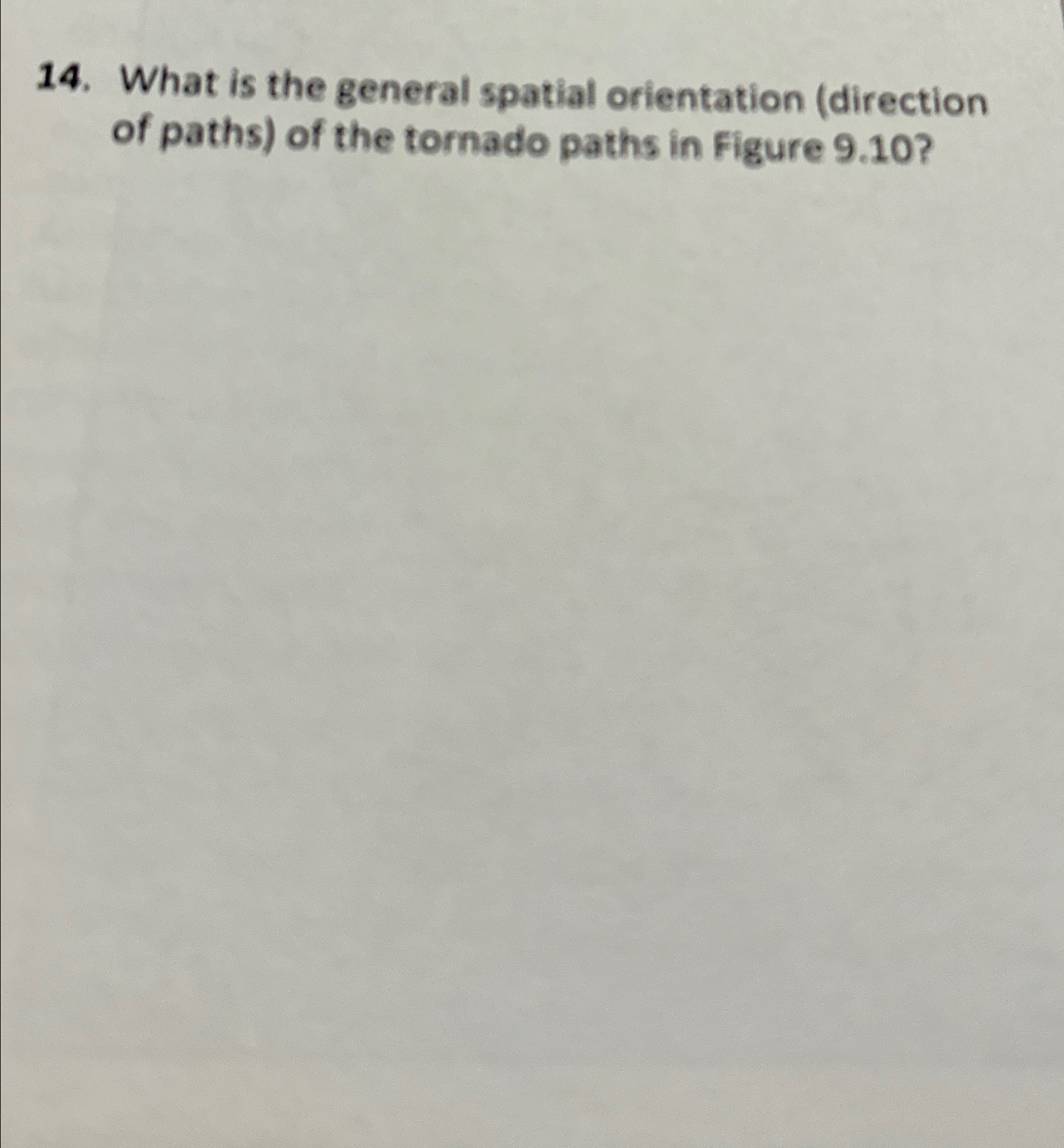 Solved What Is The General Spatial Orientation Direction Of