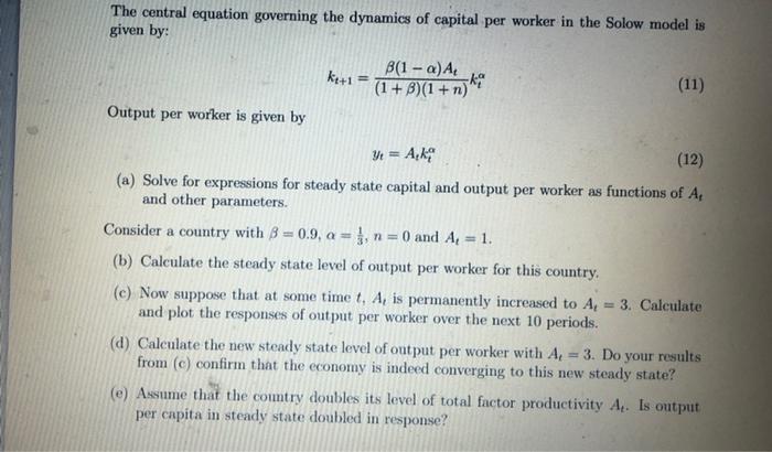 Solved The central equation governing the dynamics of | Chegg.com