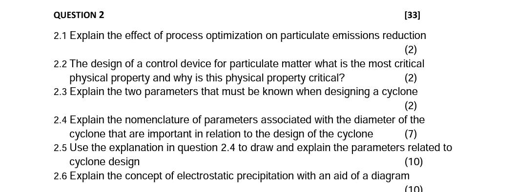 Solved QUESTION 2 [33] 2.1 Explain the effect of process | Chegg.com