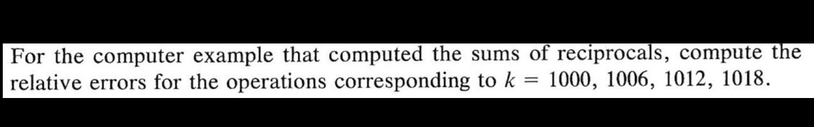 Solved For the computer example that computed the sums of | Chegg.com