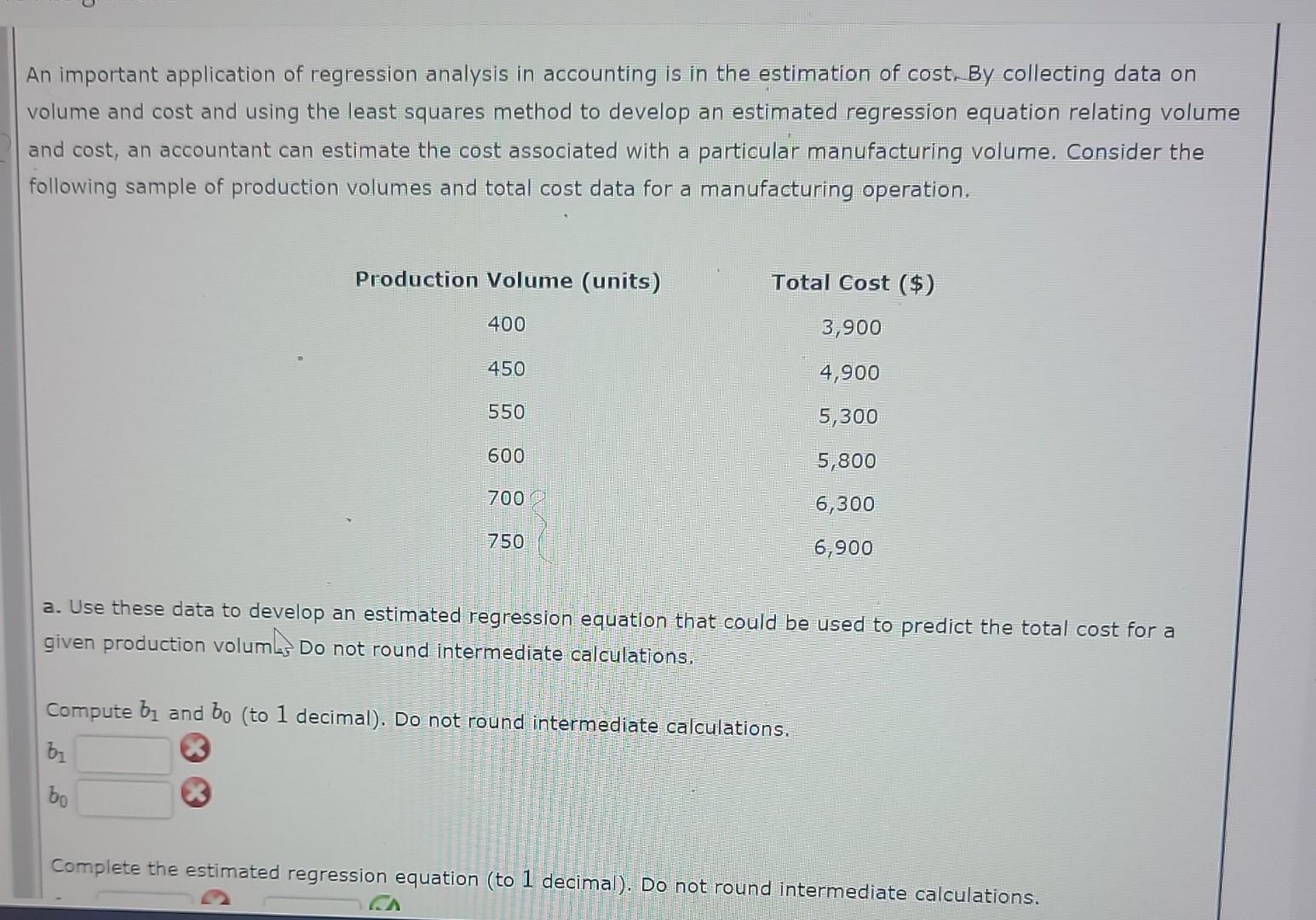 Solved An important application of regression analysis in | Chegg.com