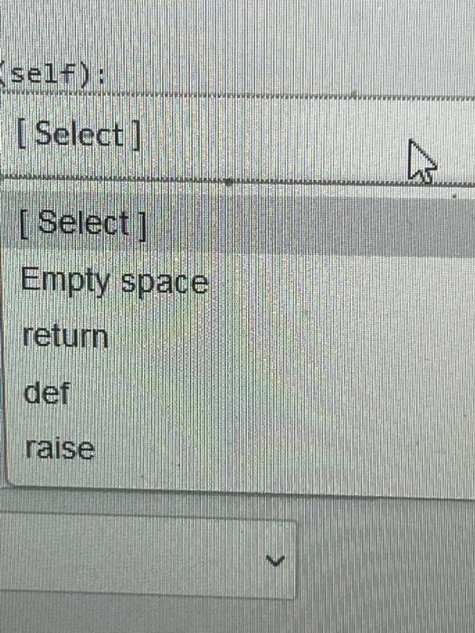 Solved Consider a Python class defined as follows, where | Chegg.com