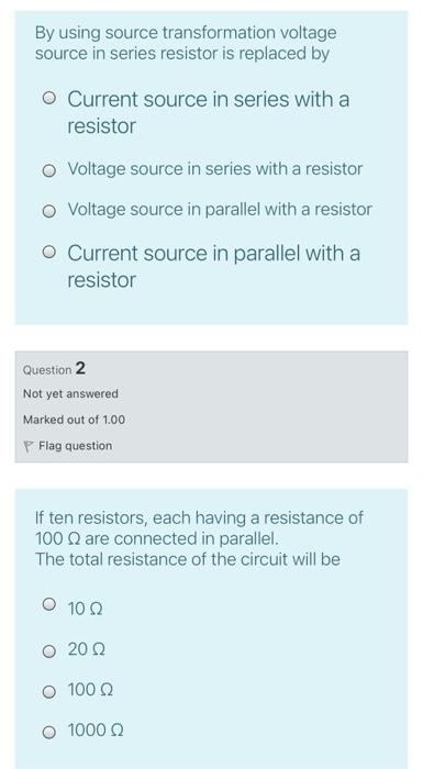 Solved By using source transformation voltage source in | Chegg.com