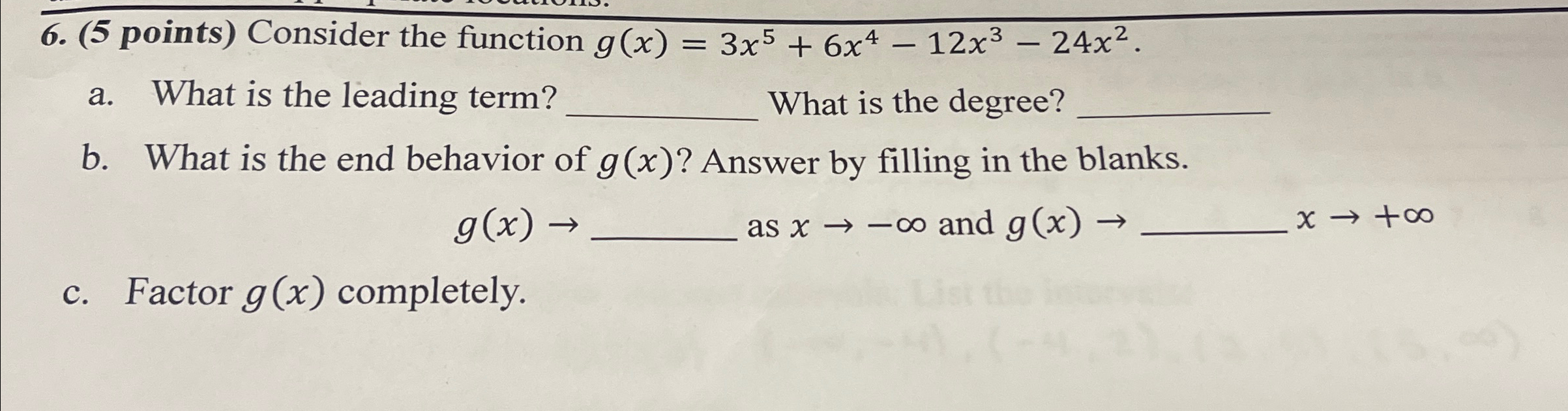 Solved (5 points) Consider the function | Chegg.com Solved (5 points) Consider the function | Chegg.com