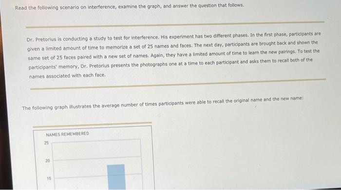 Solved Average/3 12. Types of Forgetting In the following | Chegg.com