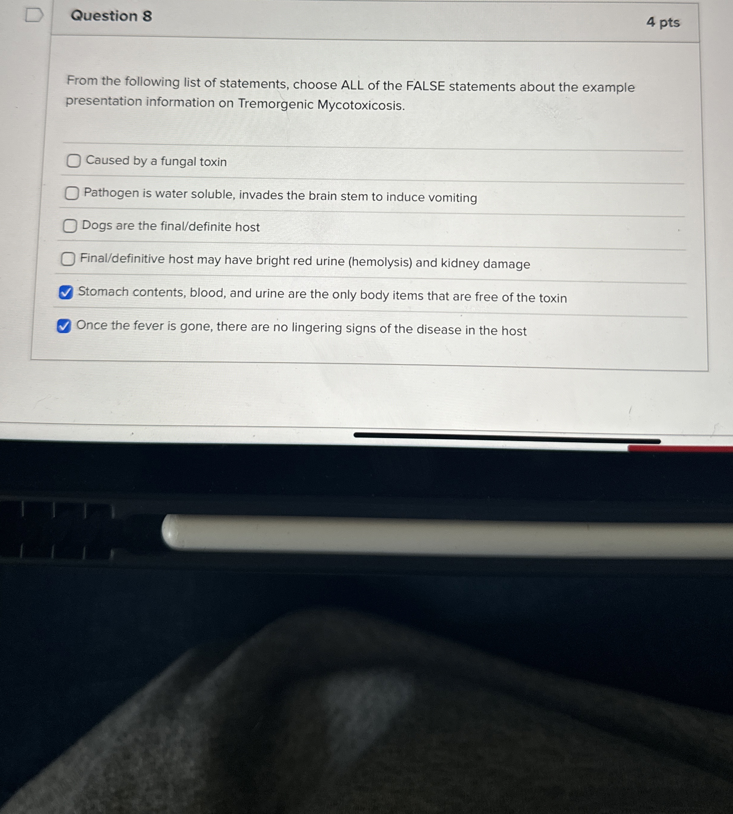 Solved Question 84 ﻿ptsFrom the following list of | Chegg.com