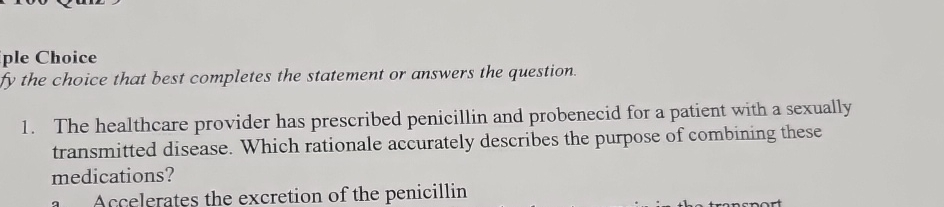 Solved ple Choicefy the choice that best completes the | Chegg.com