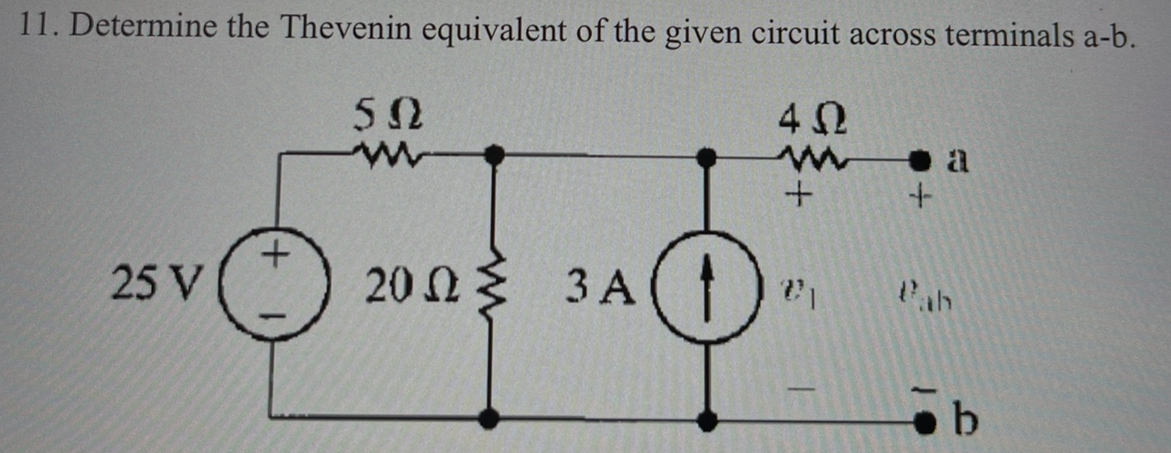 Solved Determine the Thevenin equivalent of the given | Chegg.com