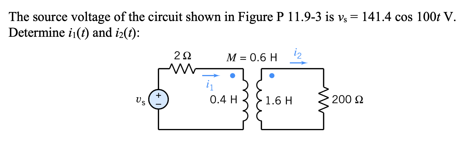 Solved The source voltage of ﻿the circuit shown in ﻿Figure | Chegg.com