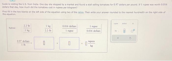 Solved Susie is visiting the U.S. from India. One day she | Chegg.com