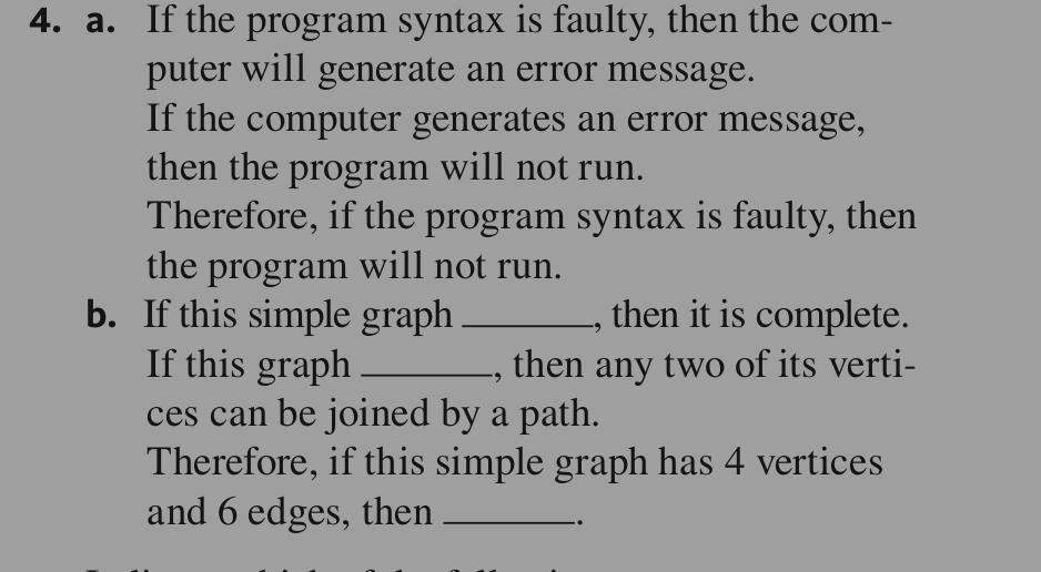 Solved a. ﻿If the program syntax is faulty, then the | Chegg.com