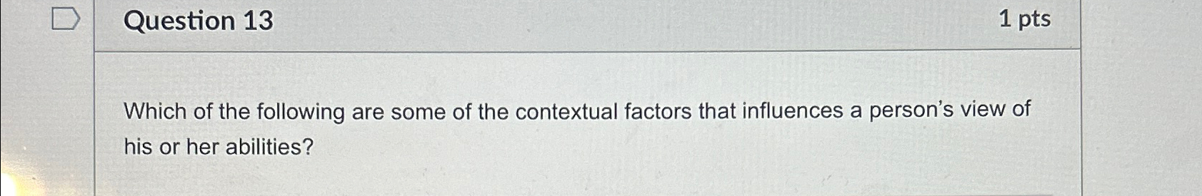 Solved Which of the following are some of the contextual | Chegg.com
