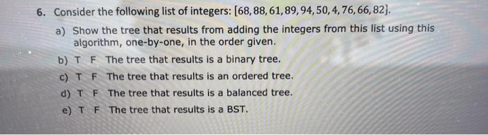 Solved Public Tnode Addint Data Tnode Bstree If Bstree 