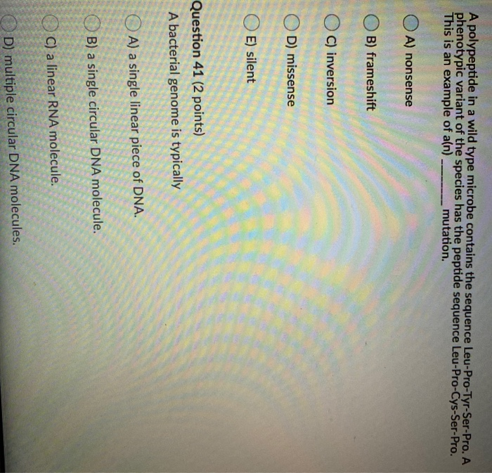 Solved Which of the following is a product of recombinant | Chegg.com