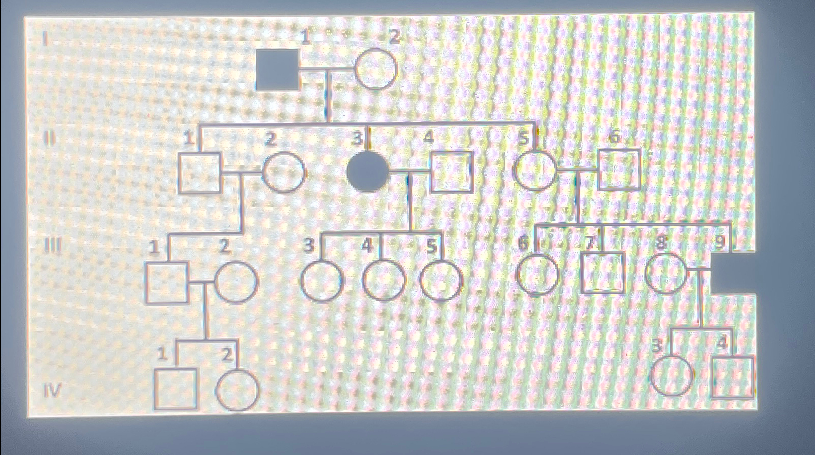 Solved What is this pedigree tree an example of | Chegg.com