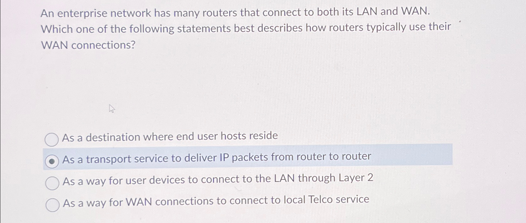 Solved An enterprise network has many routers that connect | Chegg.com