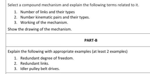 Solved Select a compound mechanism and explain the following | Chegg.com