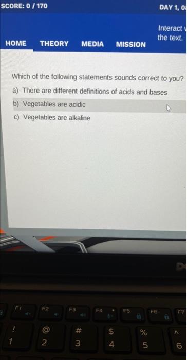 Solved Which of the following statements sounds correct to | Chegg.com