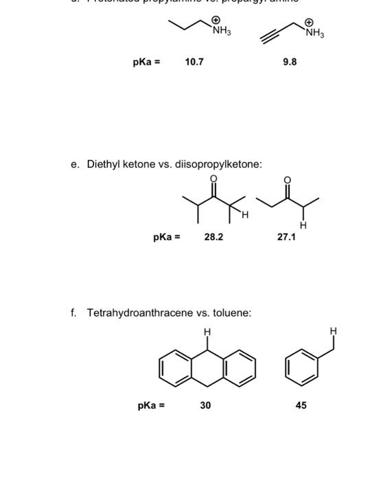 Solved 5. Explain the following differences in pKa. a. | Chegg.com