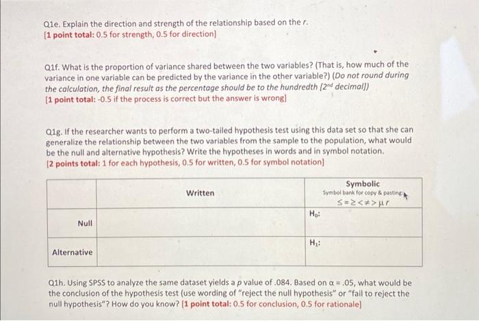 Q1. Pearson's Correlation (15 points) (Round | Chegg.com