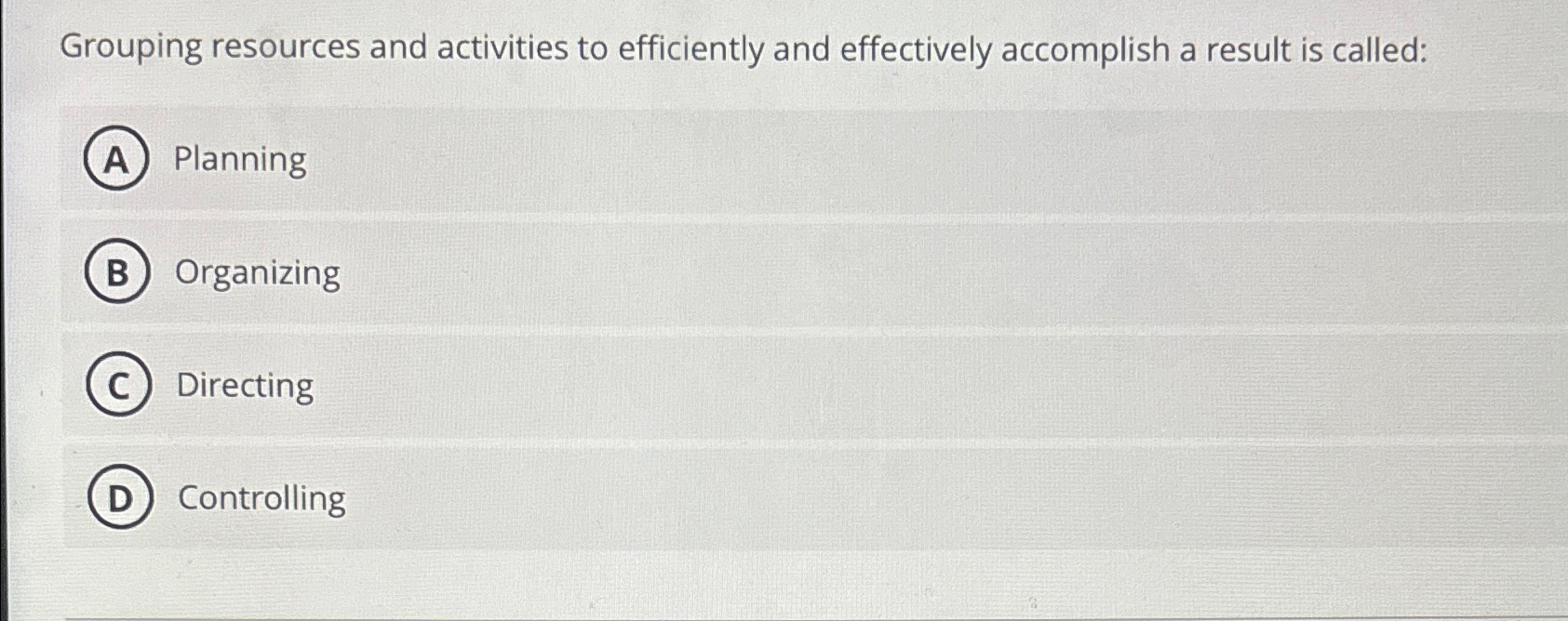 Solved Grouping resources and activities to efficiently and | Chegg.com