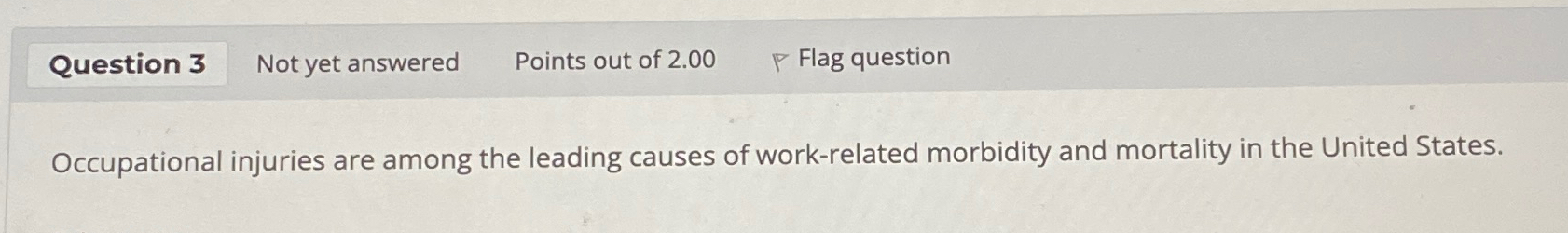 Solved Not yet answeredPoints out of 2.00Flag | Chegg.com