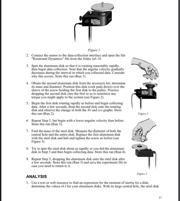 Solved Lab 10. Conservation of Angular Momentum & Rotational | Chegg.com